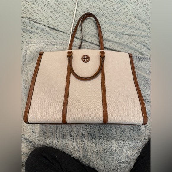 Tory Burch | Bags | Nwot Tory Burch Blake Canvas Jumbo Tote In Natural ...